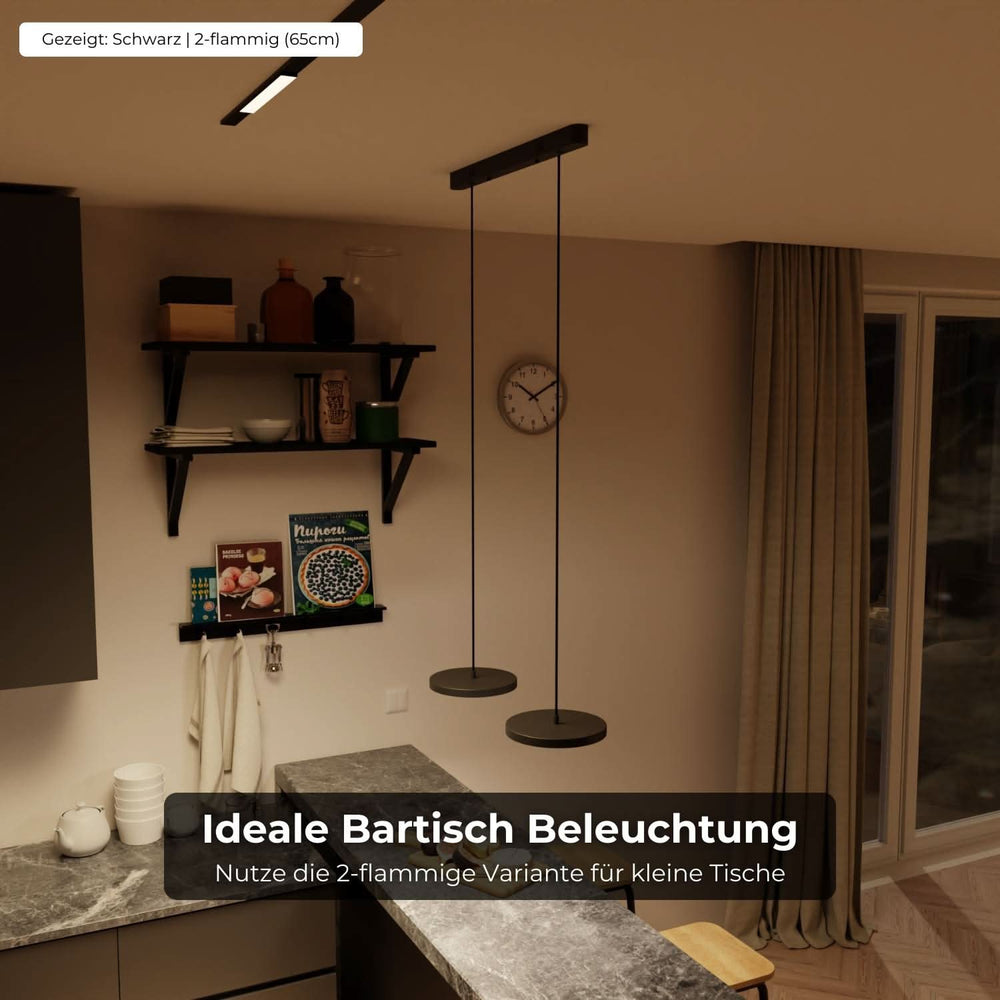 Deckenleuchte Pendelleuchte dimmbar LED Wohn & Esszimmer Moderne ...