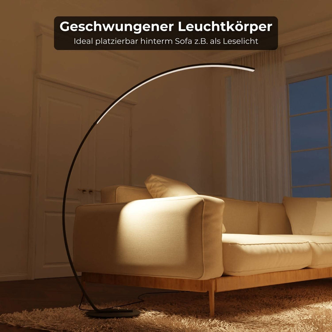 Verwunderlich Bogenlampe Esstisch Dimmbar Bild